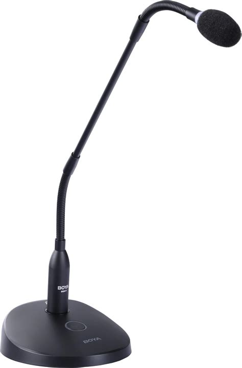 Boya 18 Gooseneck Condenser Microphone With Desktop Base Led