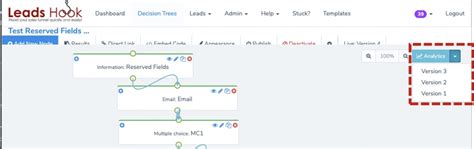Tracking Your Decision Tree Version Numbers Leadshook Knowledge Base