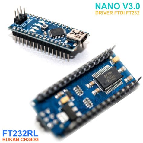 Jual Arduino Nano V30 Ftdi Driver Ft232rl Bukan Ch340g Nano V3 Ft232