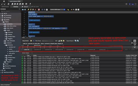 Mysql Multiple Result Tabs In Workbench Database Administrators