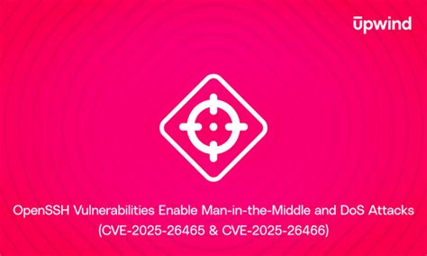 openssh vulnerabilities cve 2025 26465 and cve 2025 26466 enable man in