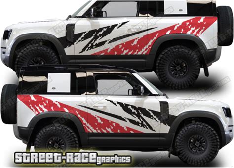 Land Rover Defender 90 010 Street Race Graphics