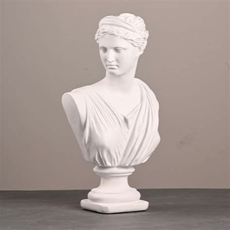 Large Artemis Diana Sculpture Statue Artemis Bust Statue Bust Soft