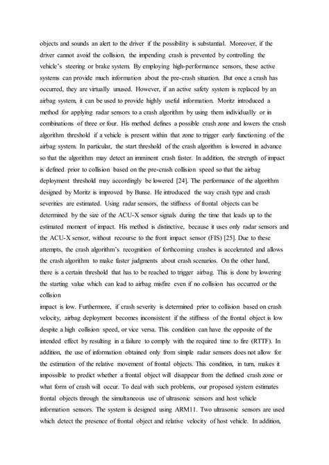 Automotive Crash Detection And Airbag Deployment Using Mems Accelerometer1 Docx