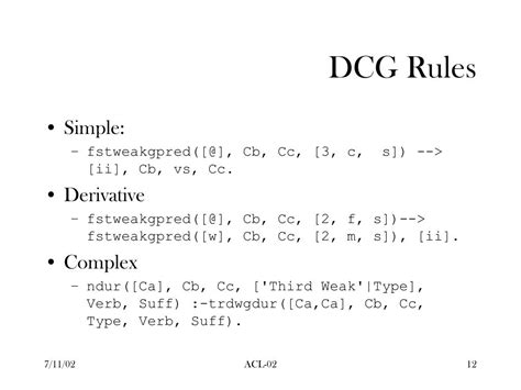 Ppt Parsing Akkadian Verbs In Prolog Powerpoint Presentation Free
