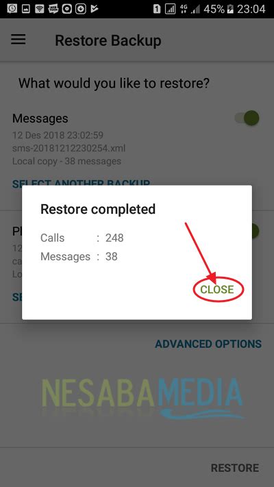 Cara Backup Dan Restore SMS Di Android Gambar Tanpa Root