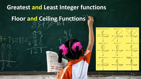 Floor And Ceiling Functions Greatest And Least Integer Functions Youtube
