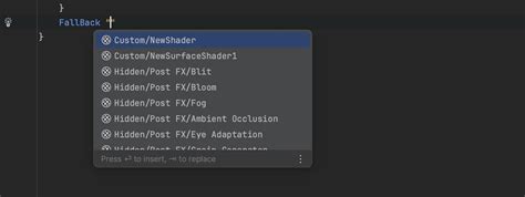 Improvements To Unity Shader Files In Rider 20232 The Net Tools Blog