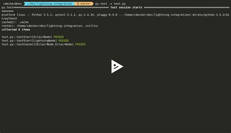 GitHub Cdecker Lightning Integration Lightning Integration Testing Framework