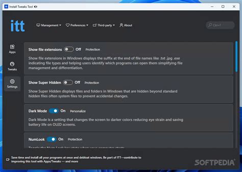 ITT Install Tweaks Tool Download Softpedia