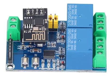 relé wifi de doble canal módulo de relé wifi esp8266 12 v mercadolibre