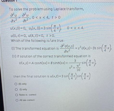 solved to solve the problem using laplace transform