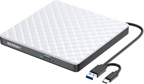 Benewy Lettore Masterizzatore Unità Esterna Usb 30andtype C Lettore Cd