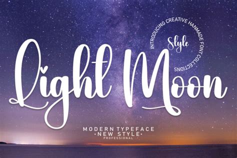 Light Moon Script Font Download Free Font