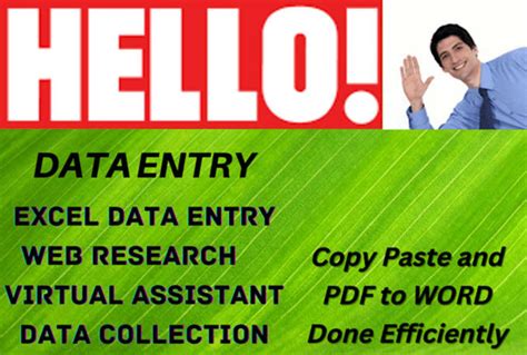 Do Excel Data Entry Mining And File Conversion For You By Tahaturbo
