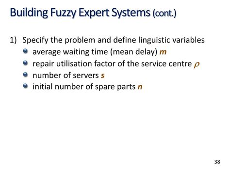 ppt chap 4 fuzzy expert systems part 2 powerpoint presentation free