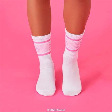 Barbie Varsity Striped Crew Socks 2000484530011 Barbiepedia