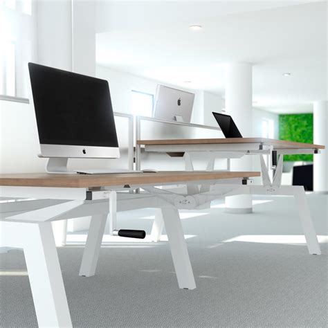 Zenith Elevate Sit And Stand Workstations Call Centre Furniture
