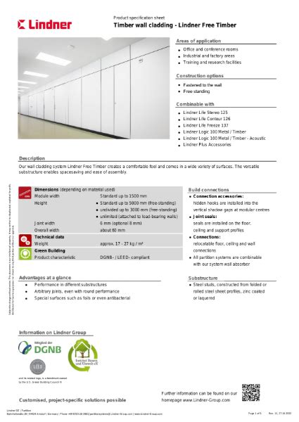Timber Wall Cladding Lindner Free Timber Datasheet Nbs Source