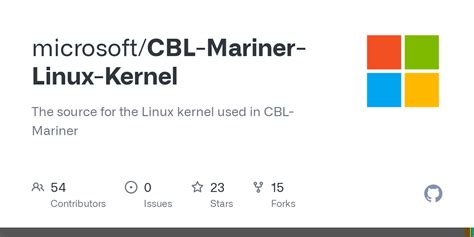 Releases · Microsoft Cbl Mariner Linux Kernel · Github