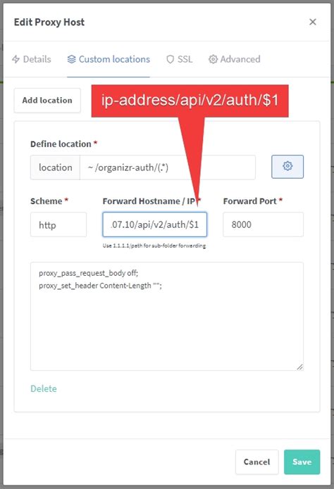 Nginx Server Authentication Organizr
