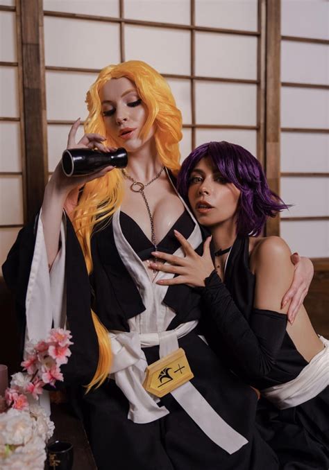 Rangiku And Yoruichi Cosplay By Byannss Csp And L Kasumi L [self] R