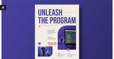 Programming Class Flyer Template TemplateMonster