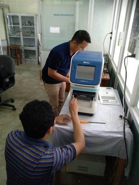 Real Time Pcr And 3500 Genetic Analyzer Servicing At Yangon University