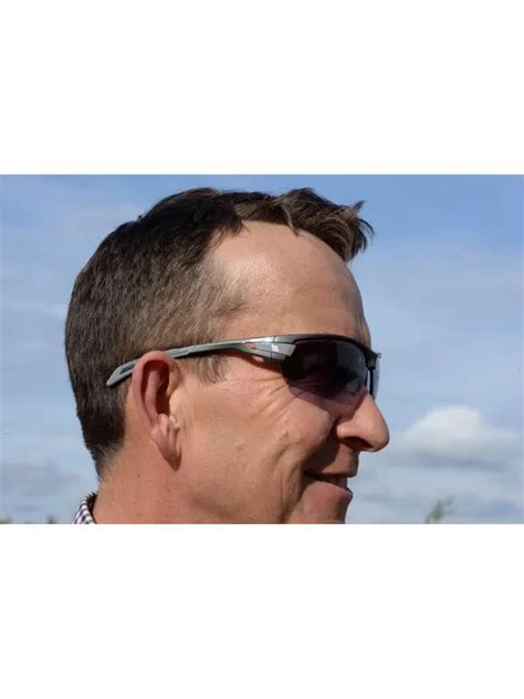Sportbrille mit Leseteil PHO mit selbsttönenden Gläsern, Rahmen grau ...