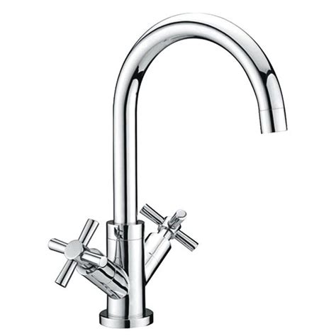 Westley Maverick Kitchen Mixer Tap In Chrome With Cross Head