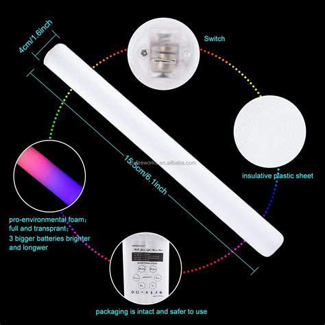 3 Modes Flashing Led Light Sticks For Parties And Events