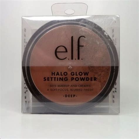 Elf Makeup Elf Halo Glow Setting Powder Deep Shade Dark Poshmark