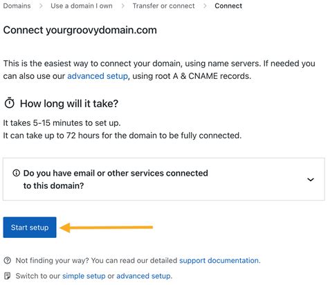 connect a hostinger domain support