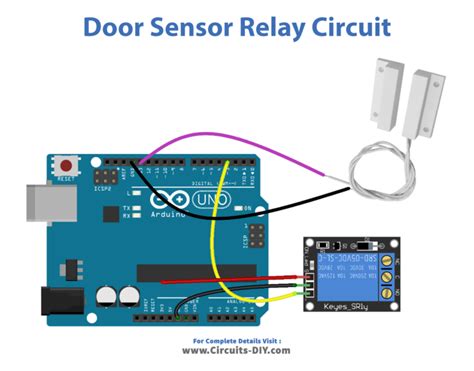 Door Sensor With Relay Arduino Tutorial