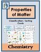 Properties Of Matter Sorting Classification Cards With Definitions