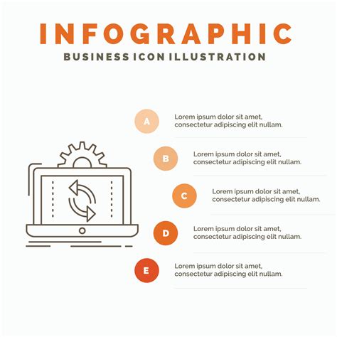 data processing analysis reporting sync infographics template for