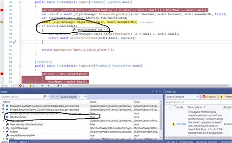 Useridentityisauthenticated False After Login Successfully Mvc Core