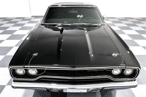 1970 Plymouth Road Runner 94358 Miles Black Coupe 440 Big Block V8 4