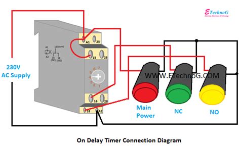 On Delay Timer Connection Diagram And Testing ETechnoG