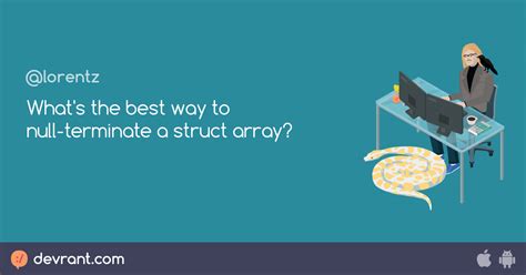 Struct Array Whats The Best Way To Null Terminate A Struct Array