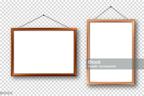 체크 인 배경에 그림자가있는 사실적인 나무 사진 프레임 벽 빈 포스터 모형에 매달려 빈 사진 프레임입니다 벡터 일러스트레이션 0명에 대한 스톡 벡터 아트 및 기타 이미지