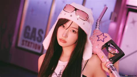 Giselle From Aespa In Hot Mess Mv Shoot 4k Wallpaper Download