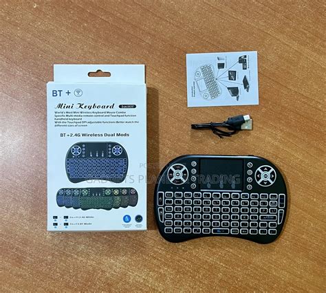 Mini Wireless Bluetooth Keyboard With Touchpad Rgb Backlight In