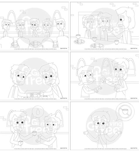 마지막 만찬 색칠하기