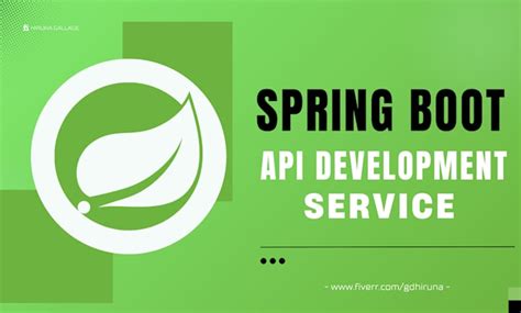 Design And Implement Rest Apis Using Spring Boot By Gdhiruna Fiverr