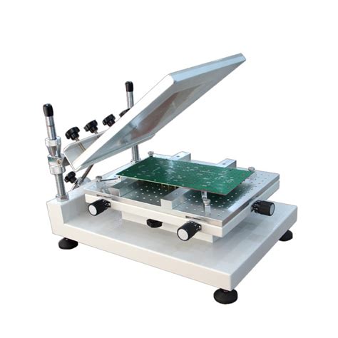 Desktop Manual Solder Paste Stencil Printer Pcb Silk Screen Printing Machine Screen Printing