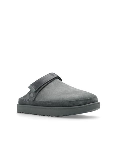 Ugg Goldenstar Clog Slides In Gray Lyst