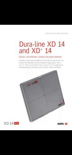 Agfa Duraline Xd 14 Retrofit Detector At Best Price In Chennai