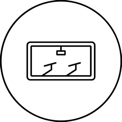 Premium Vector Windscreen Icon Premium Vector Windscreen Icon