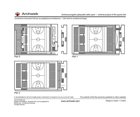 المرافق الرياضية والمدرجات Archweb Dwg